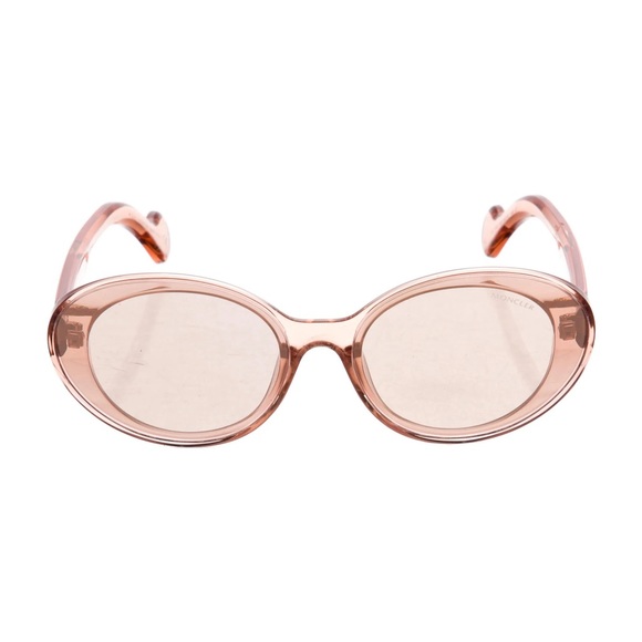 Moncler | Accessories | Moncler Pink Transparent Mirrored Oval ...